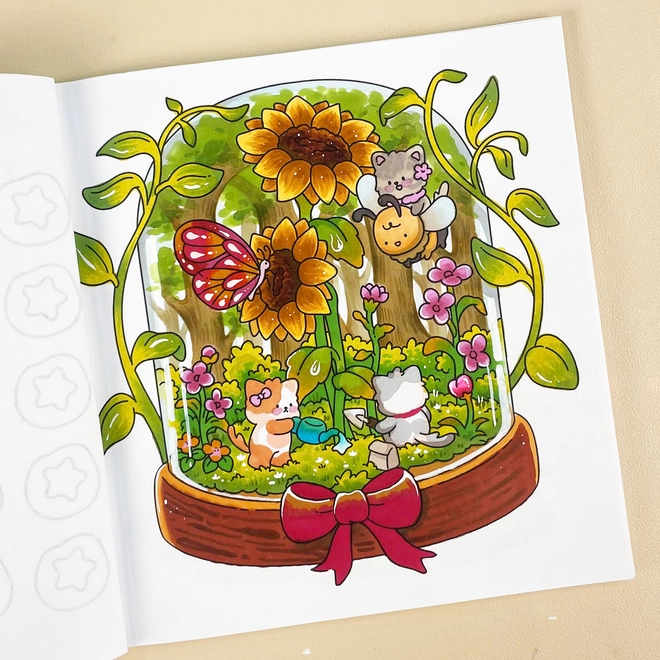 The Little Cat Coloring Book Cute | Free Printable Coloring Pages PDF